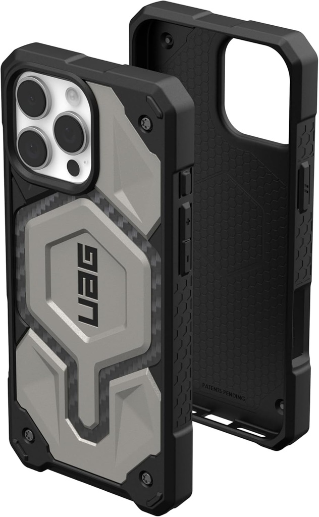 UAG Monarch Pro iPhone 16 pro max Titanium,Built-In MagSafe Module ...