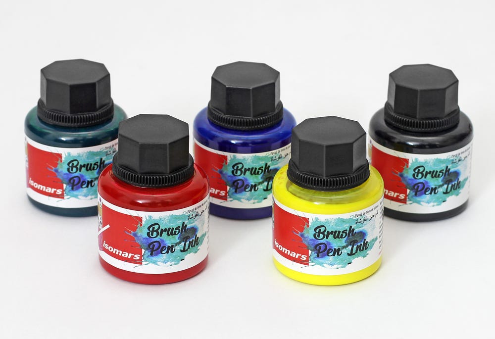 Brush Pen Ink - Lemon Yellow - 35ml | Alifstores