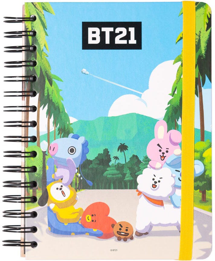 Notebook Hard Cover A5 Bullet Journal Bt21 | Alifstores